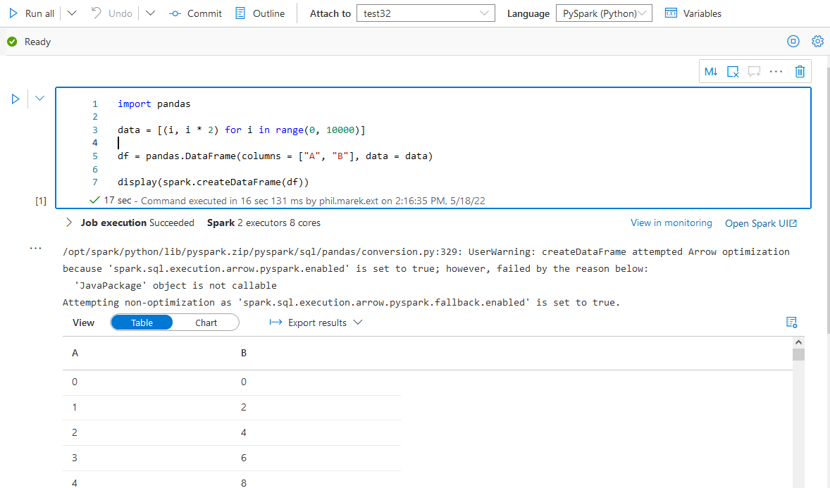 Arrow Optimization In Python Notebook Fails Microsoft Qanda
