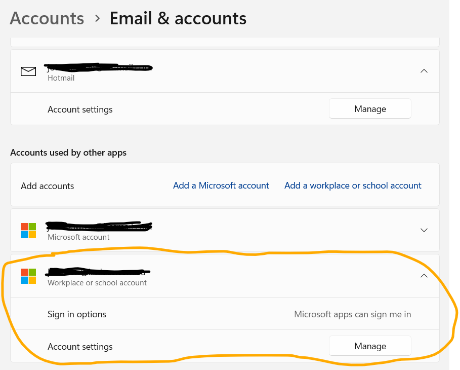 A microsoft login screen keeps appearing for an account i no longer ...