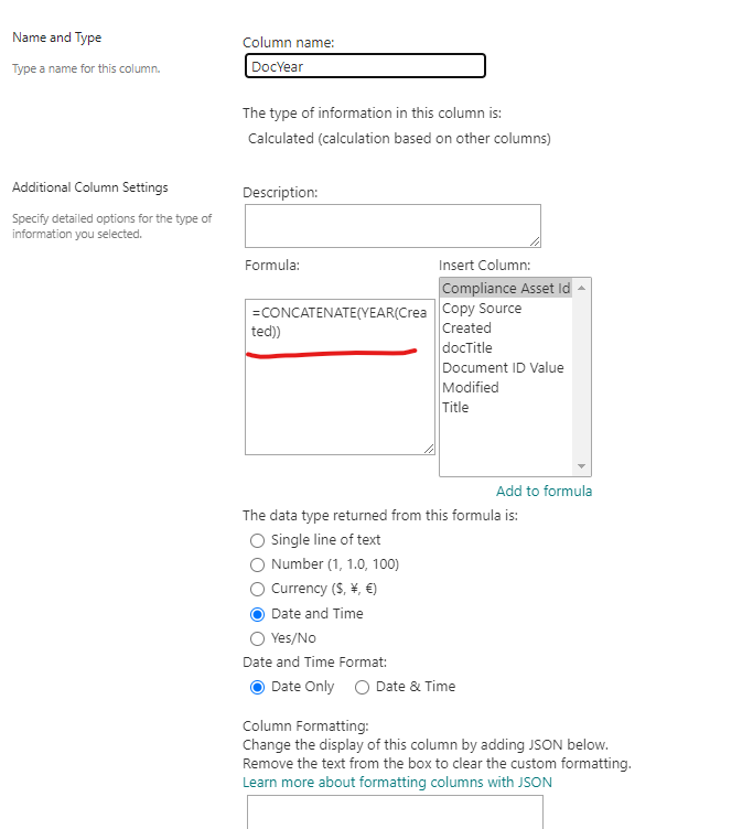 How to fill data to custom column from other columns automactically while uploading document ...