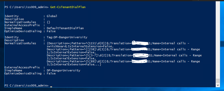 Can't change dial plan normalization Rules - Microsoft Q&A