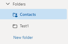 How To Get Folder ID of Default Contacts Folder When No Contacts or Sub ...