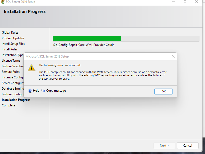 Trouble Uninstalling And Re Installing Sql Server 2019 Standard On A