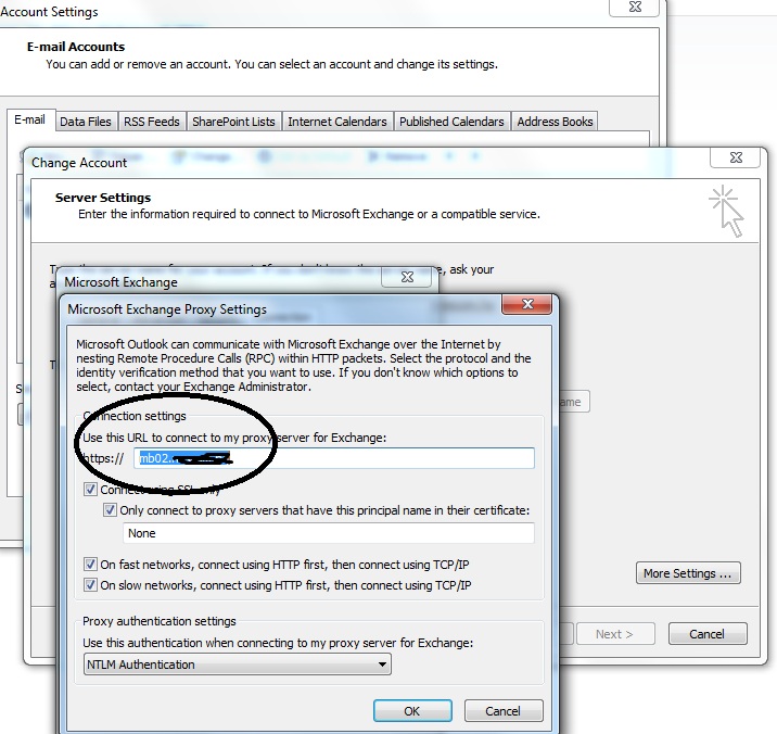 Outloog configuration problem after DAG Setup (Exchange Server 2016 ...