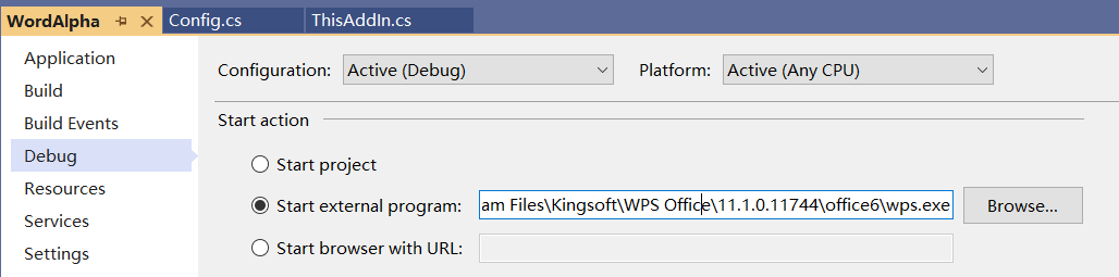 How To Debug A Word Add In Class Library Loaded In An External Application Microsoft Qanda 