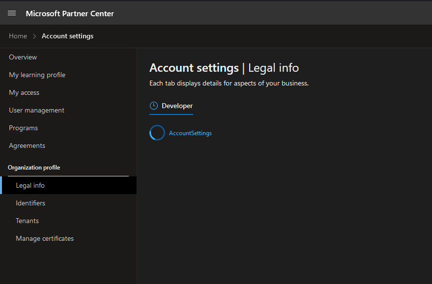 Lost access to the Microsoft hardware partner center - Microsoft Q&A