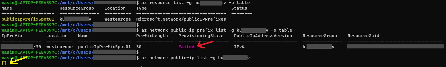 Filler To Delete Public Ip Prefix Internalservererror Microsoft Qanda