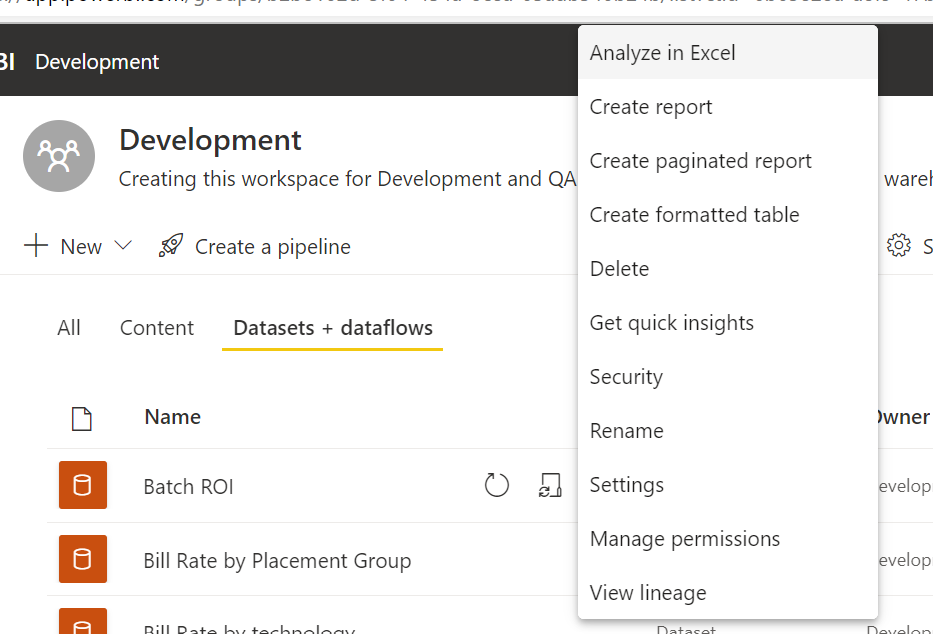 Not able to download Pbix file in powerbi services. using Direct Query mode during data source ...
