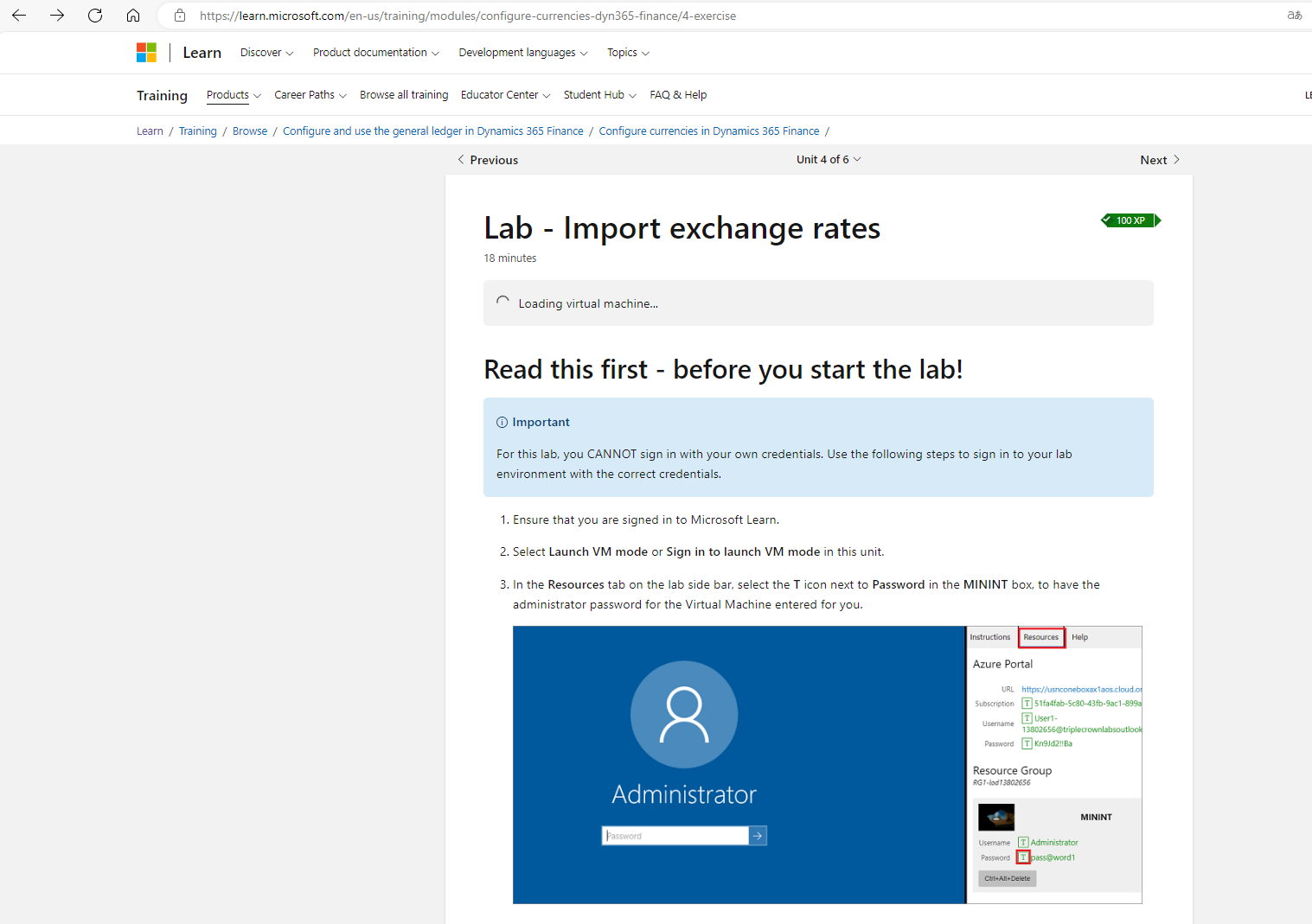 Lab will not start.... the virtual machine loads and loads but did not ...