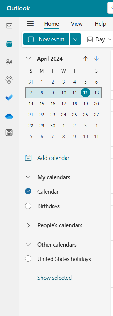 Team Calendar Missing from Calendars - Microsoft Q&A
