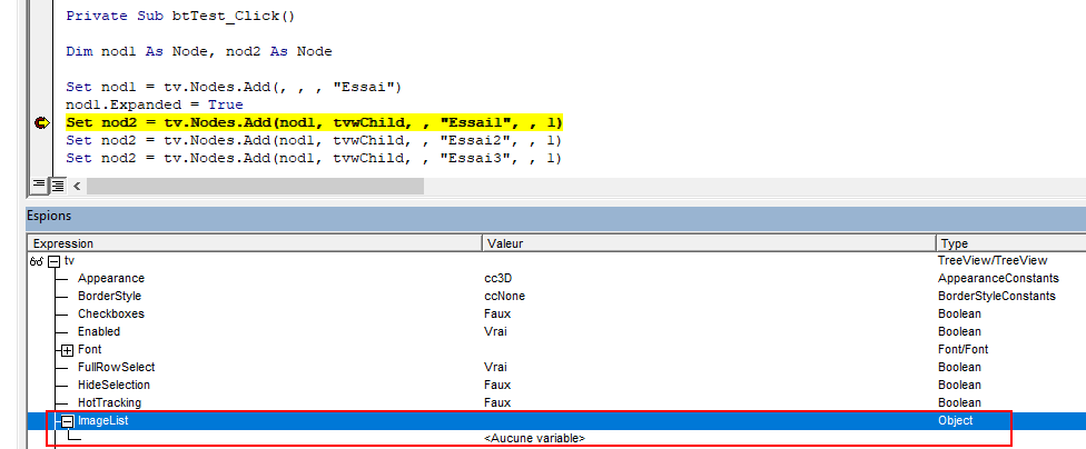 Unable to associate an ImageList to a Treeview with Access 2021 - Microsoft Q&A