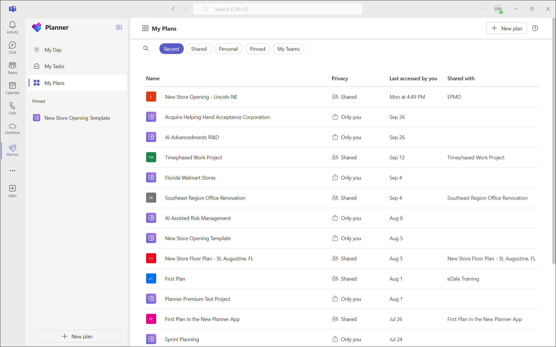 Microsoft Planner 1 Plan - Microsoft Q&A
