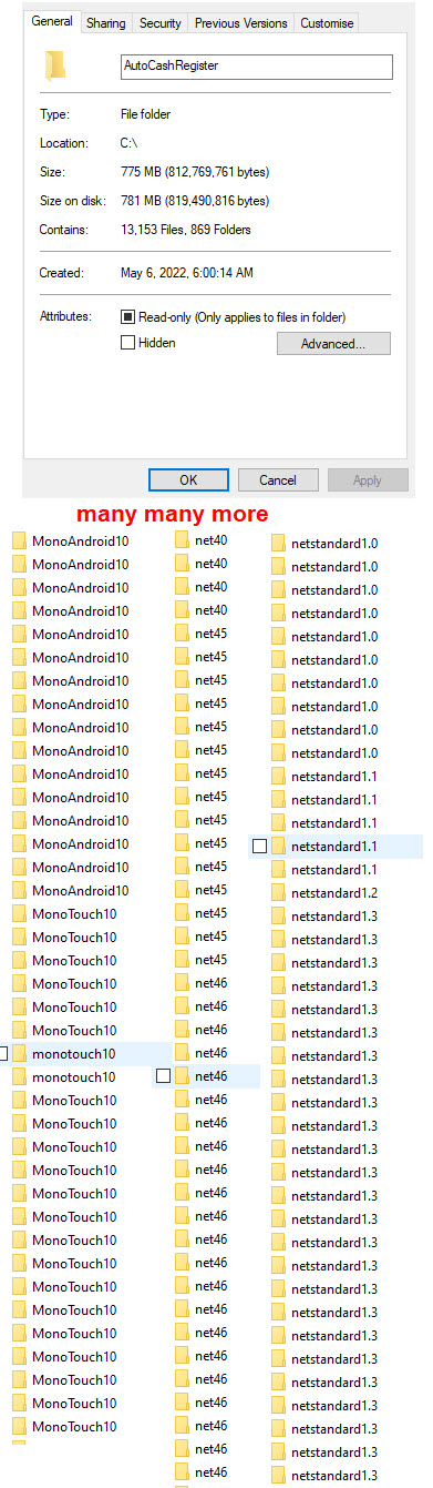 Why so many folders and files with the same name? - Microsoft Q&A