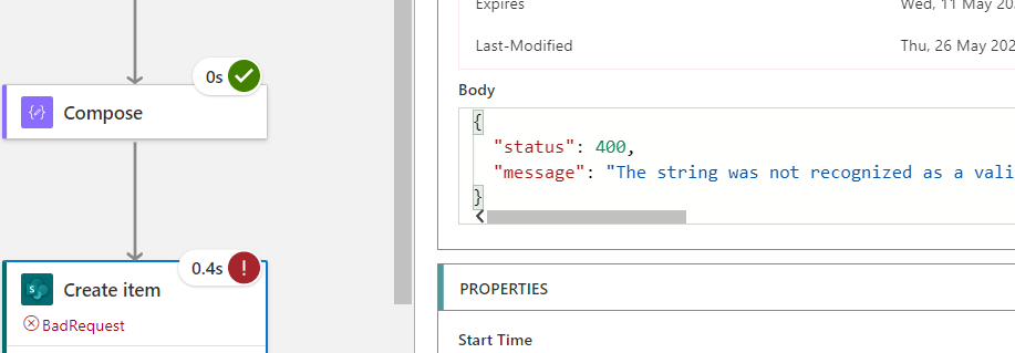 Mapping Data To Sharepoint Columns From Logic App For Date Microsoft Qanda