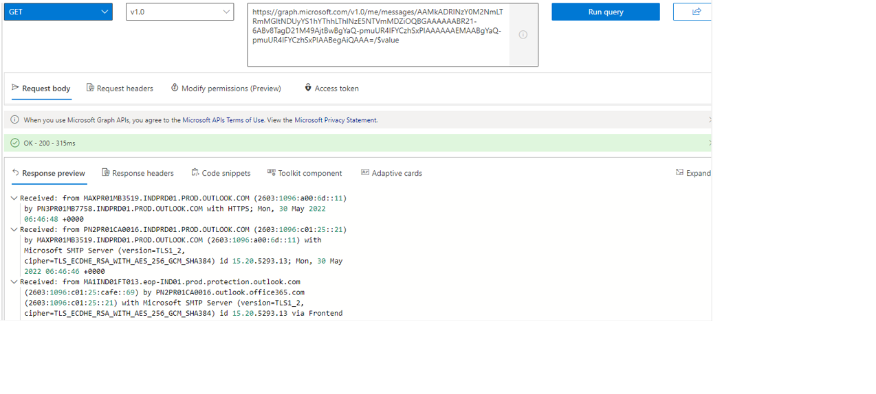 How to retrieve content of messages and attachment? - Microsoft Q&A
