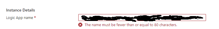 Logicapp Name Not Accepting More Than 80 Length Microsoft Qanda
