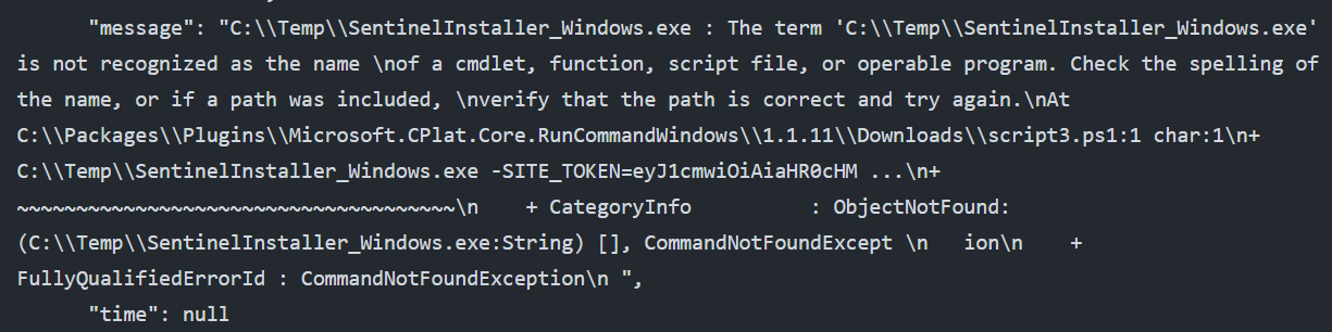 Az Run Vm Command Failed In Automation Pipeline Microsoft Qanda