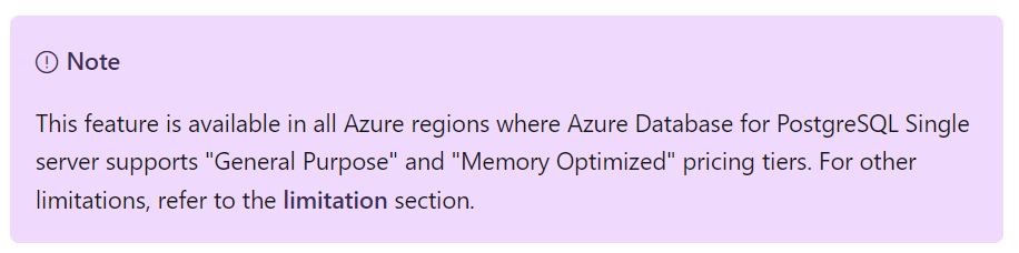 Security Blade is missing under postgres sql - Microsoft Q&A
