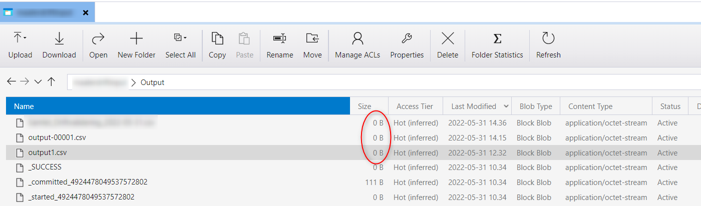 Azure Data Factory Data Flow - Empty Delimited Text at Sink - Microsoft Q&A