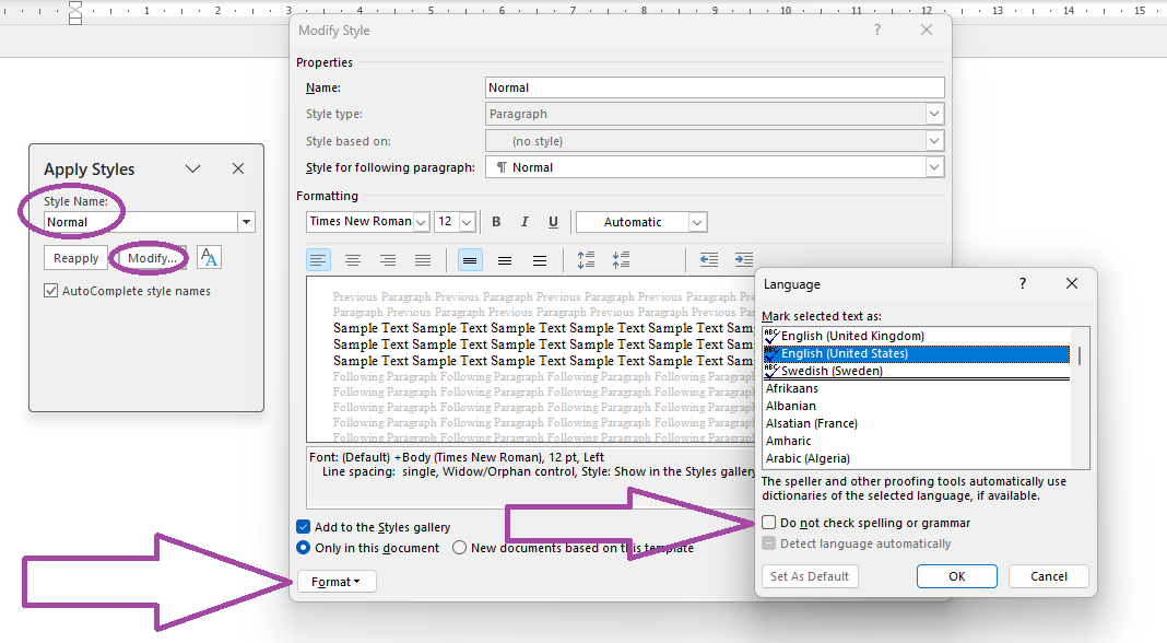 How do I activate spellcheck in my word document? - Microsoft Q&A