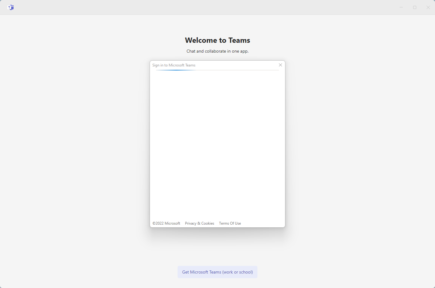 Win11 default Teams login error - An error has occurred in the script on this page - Microsoft Q&A