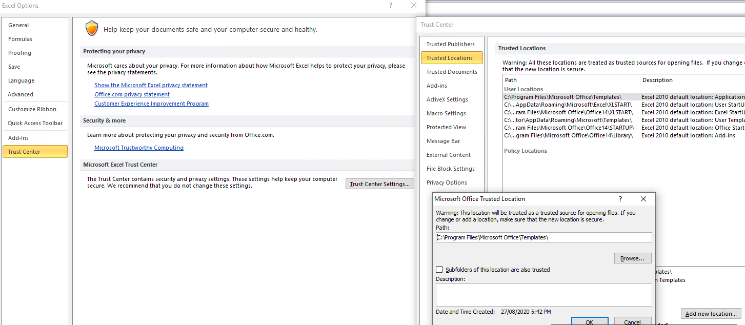 Excel File Issue In Sp Microsoft Qanda