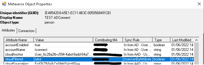 Ad Connect Attribute Filtering Microsoft Qanda