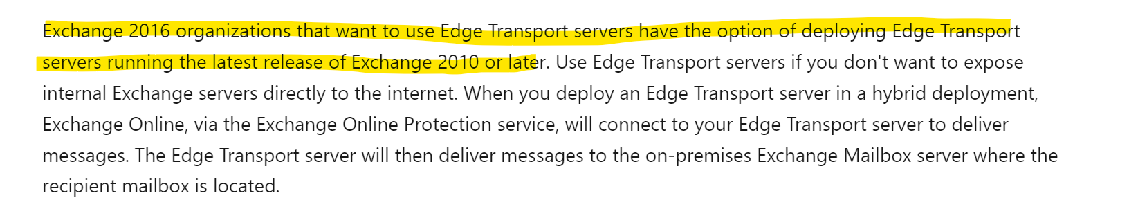 Add Exchange Edge Transport Server 2019 to existing Exchange 2016 ...