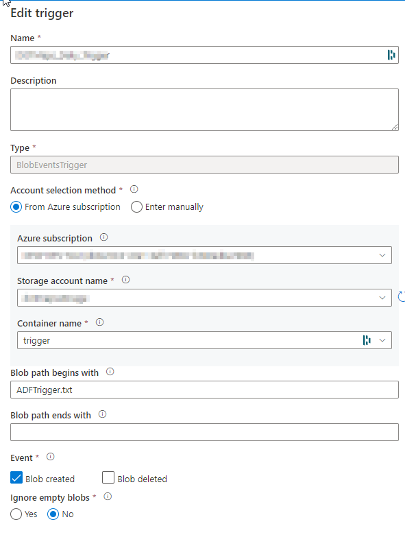 Data Factory Trigger Not Firing When File Is Created Through Ftp Microsoft Qanda
