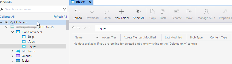 Data factory trigger not firing when file is created through FTP - Microsoft Q&A