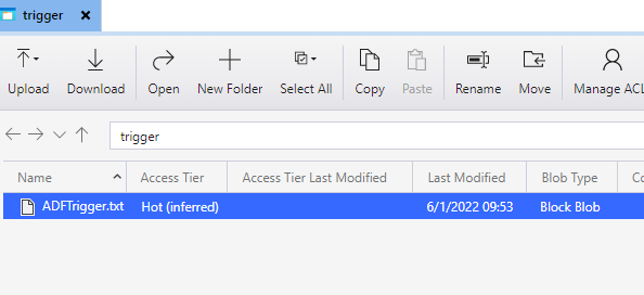 Data Factory Trigger Not Firing When File Is Created Through Ftp