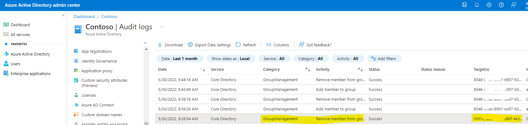 Removing a Windows Autopilot Device from a group would delete the associated Azure AD device ...