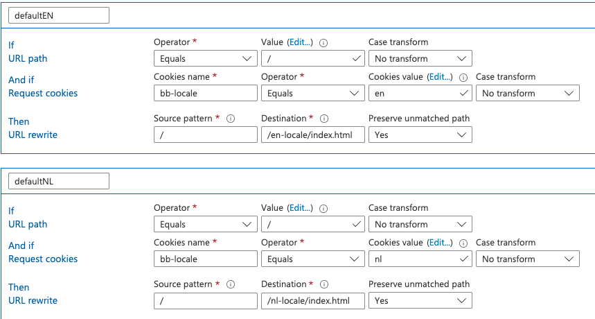 Using Azure Cdn With Blob Container For A Multi Locale Static Web App