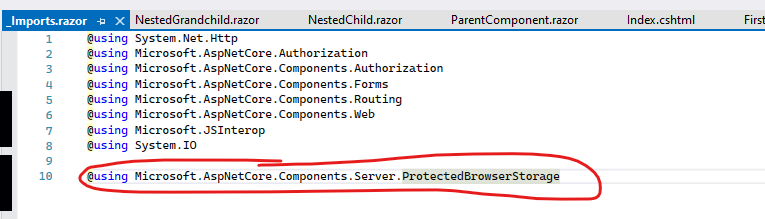 How to Share the Data Amount Multiple Razor Components by using in Razor Page through Razor ...