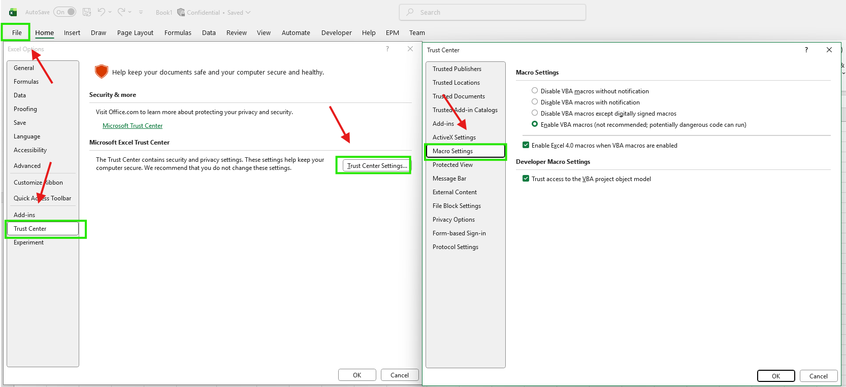 Excel Macro is "Unsafe" and I can't make it safe/don't know how ...