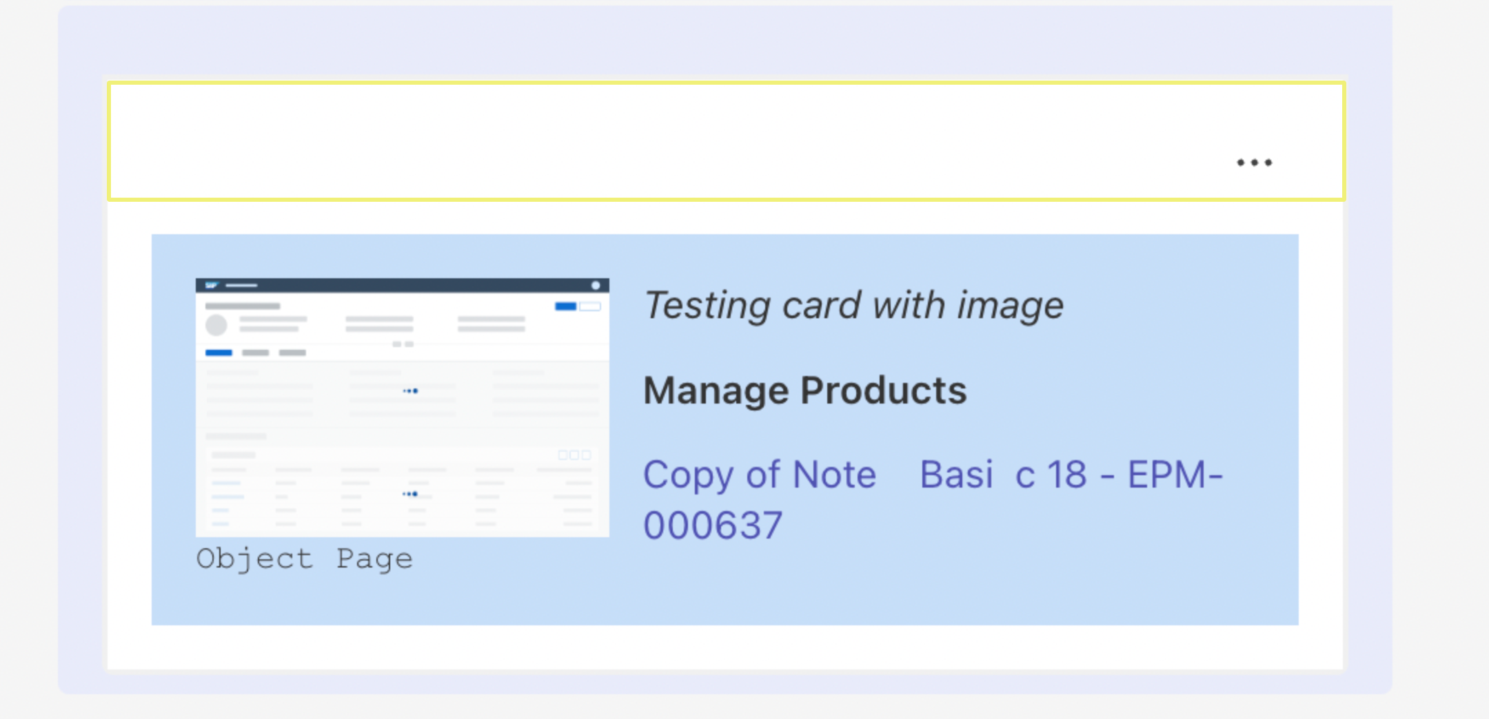 Adaptive card header space text - Microsoft Q&A