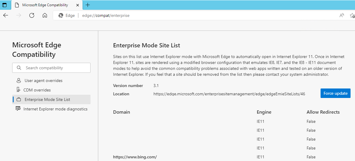 Micrsoft Edge opens blank white tap when user types in website that ...