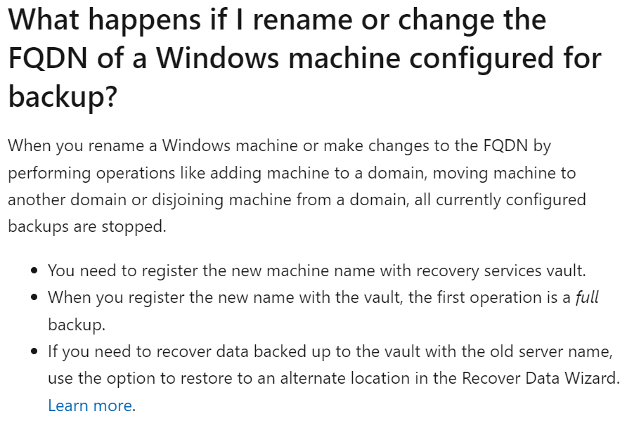 Azure Backup OS drive c:\ Error 0x007EF Specified path is invalid ...