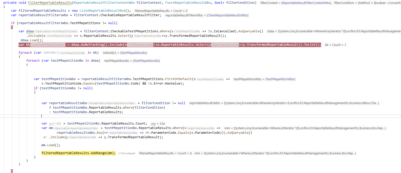 Entity Framework Not Loading Few Properties In Nested Class Which Has