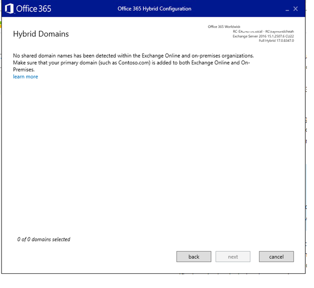 Exchange hybrid fail - Microsoft Q&A