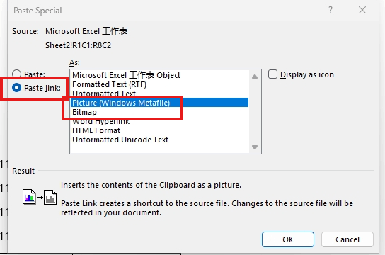 How can I get outlined/boxed text in Excel to copy and paste into Word ...