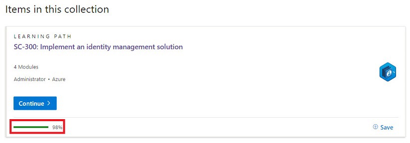 Training is showing 97% complete with a continue button but nothing ...