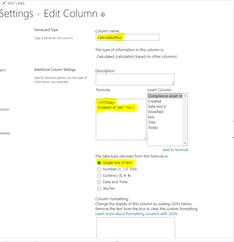 Use TODAY() function in SharePoint list - Microsoft Q&A