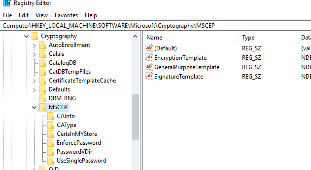 NDES intune connector policy module binaries missing - Microsoft Q&A NDES intune connector policy module binaries missing - Microsoft Q&A