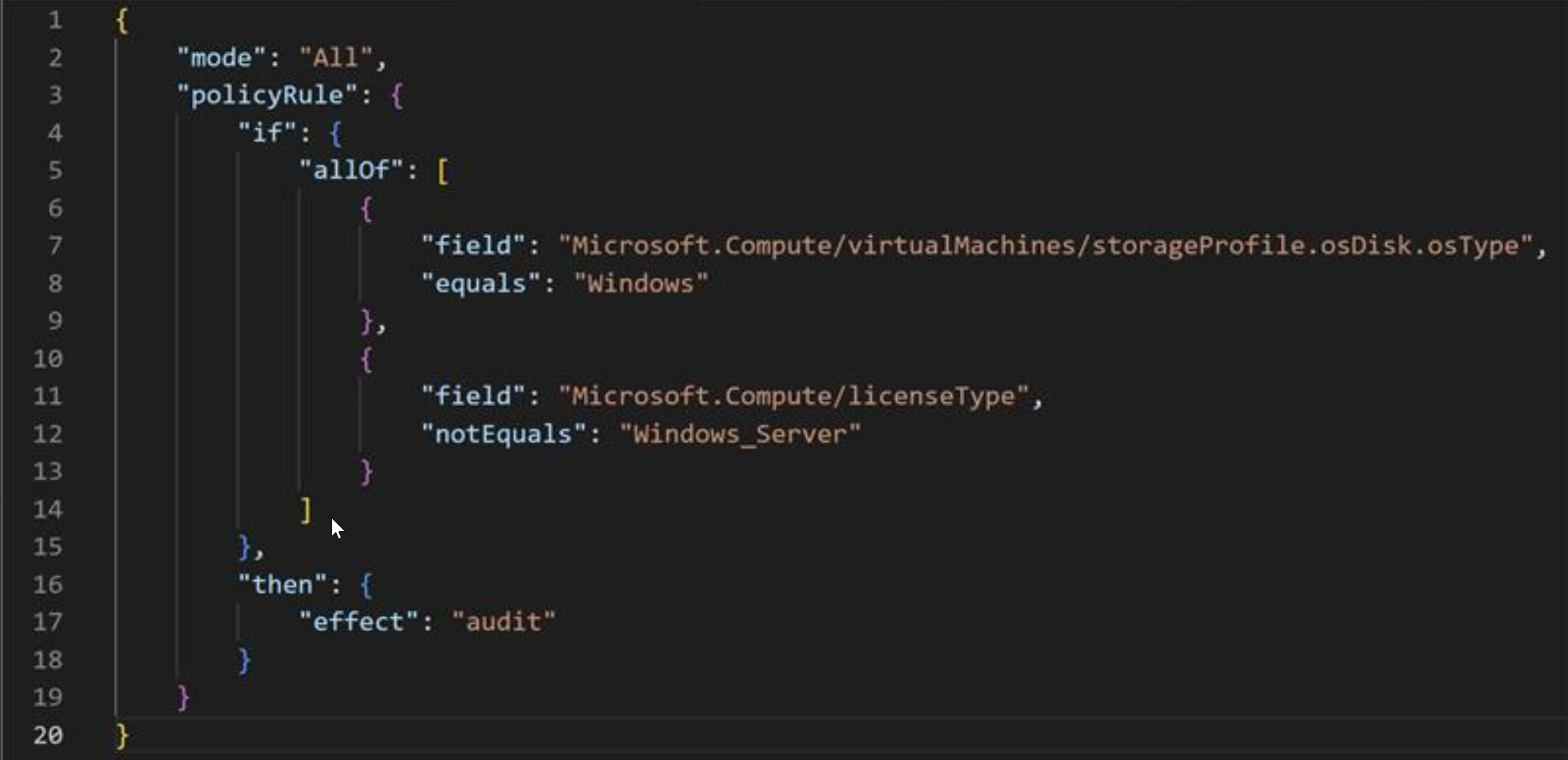 Azure Policy reports other types as complaint - Microsoft Q&A