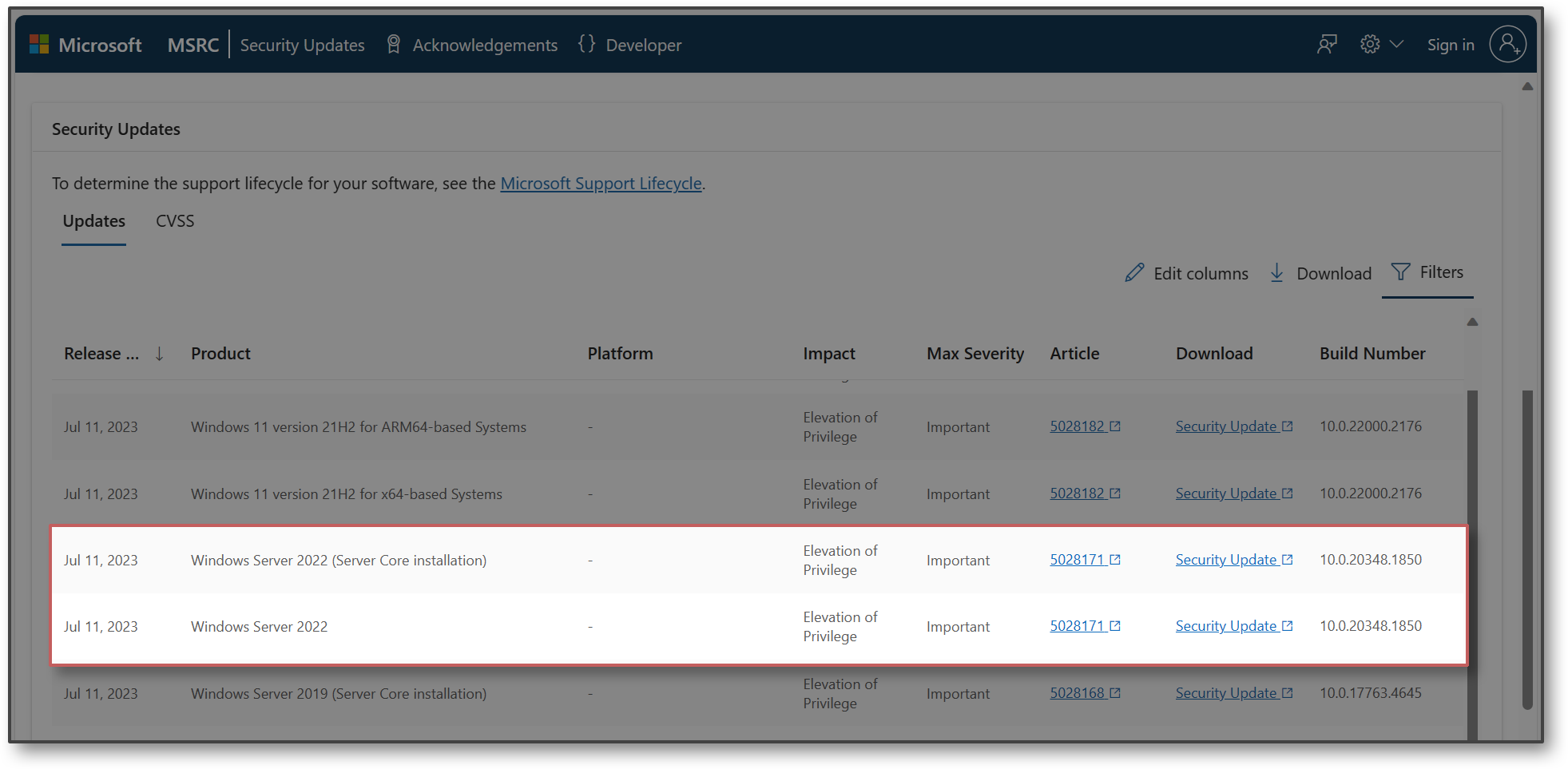 Patch verification about particular vulnerability on virtual machine - Microsoft Q&A