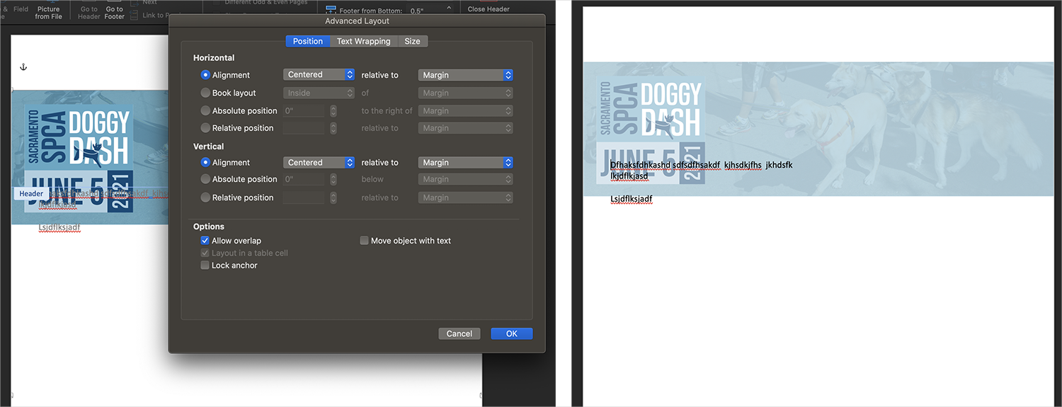 Watermark Advanced Layout Settings Going Away After Saving and ...
