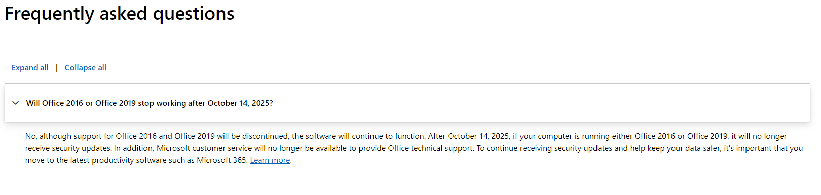 Outlook 2016 and 2019 connect to M365 service - Microsoft Q&A