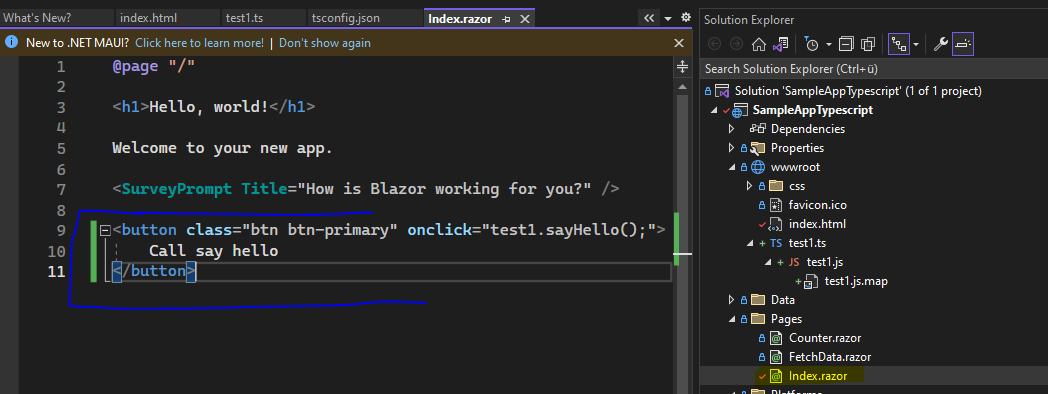 Debugging TypeScript in MAUI Blazor app possible? - Microsoft Q&A Debugging TypeScript in MAUI Blazor app possible? - Microsoft Q&A