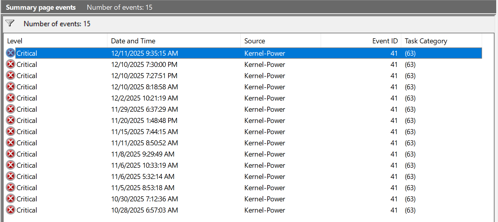 BSOD - Requires Bitlocker to restart. The restart works fine but ...