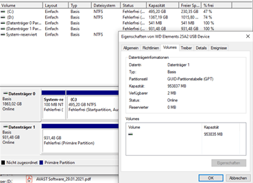 WD Elements 25A2 USB Device wird nicht erkannt (1TB external HD ...